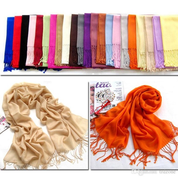 Cashmina | Accessories | Cashmina Unisex Scarf Hot Pink | Poshmark